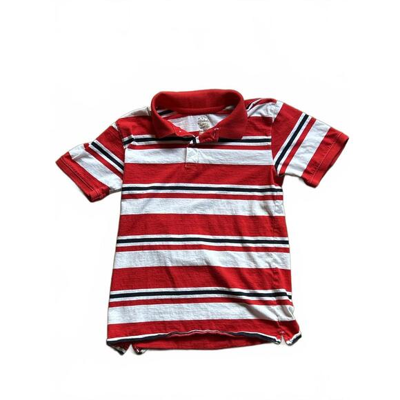 Faded Glory | Shirts & Tops | Faded Glory Xxl Red White Striped Polo ...